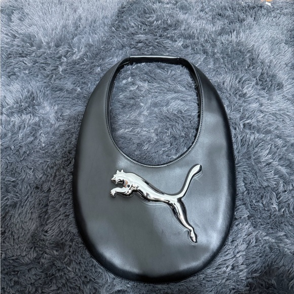 Puma | Bags | Puma X Coperni Leather Bag With Silver Logo | Poshmark